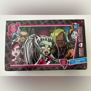 Mattel | Toys | New Vintage Monster High Puzzle 3 In Sealed | Poshmark
